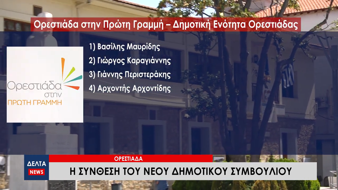 Δήμος Ορεστιάδας: Η σύνθεση του νέου δημοτικού συμβουλίου – DELTA TV